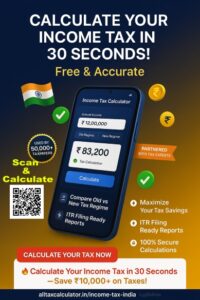 Income Tax India Calculator FY 2024-25 | Calculate Tax Online